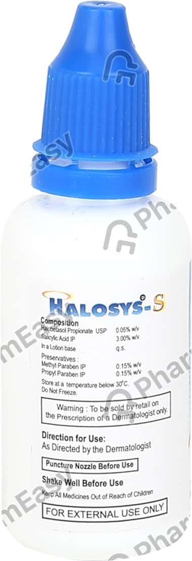Halosys S Lotion 20ml: Uses, Side Effects, Price & Dosage | PharmEasy