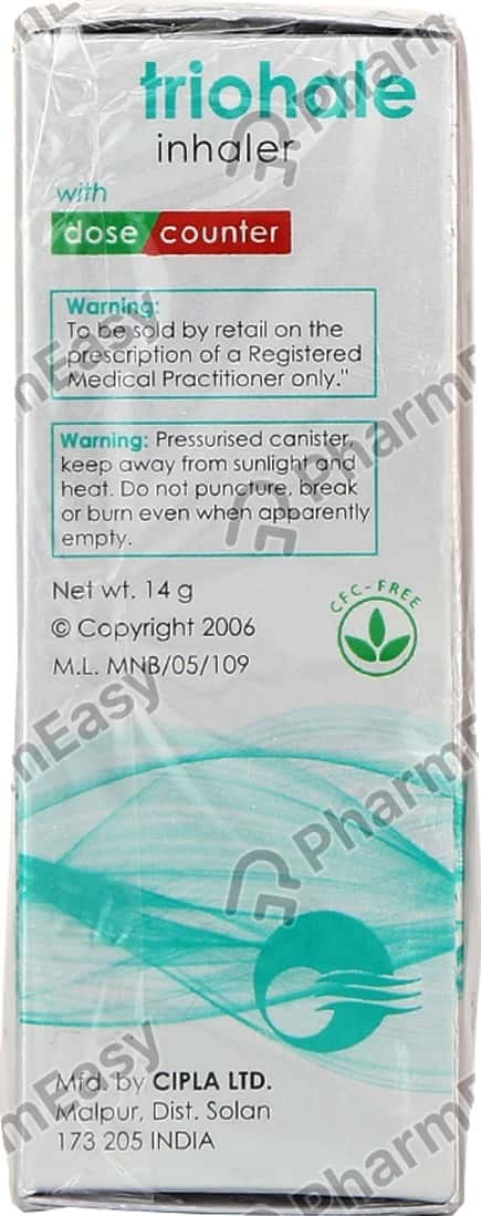 Buy Triohale Box Of 200md Metered Dose Inhaler Online at Flat 15% OFF ...