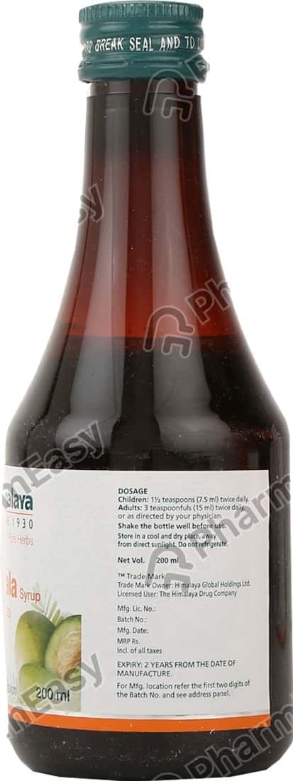 Buy HIMA TRIPHALA SYRUP 200ML Online & Get Upto 60% OFF at PharmEasy
