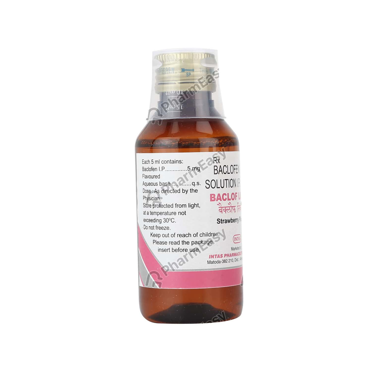 Buy Baclof 5 MG Oral Liquid (100) Online at Flat 18% OFF* | PharmEasy