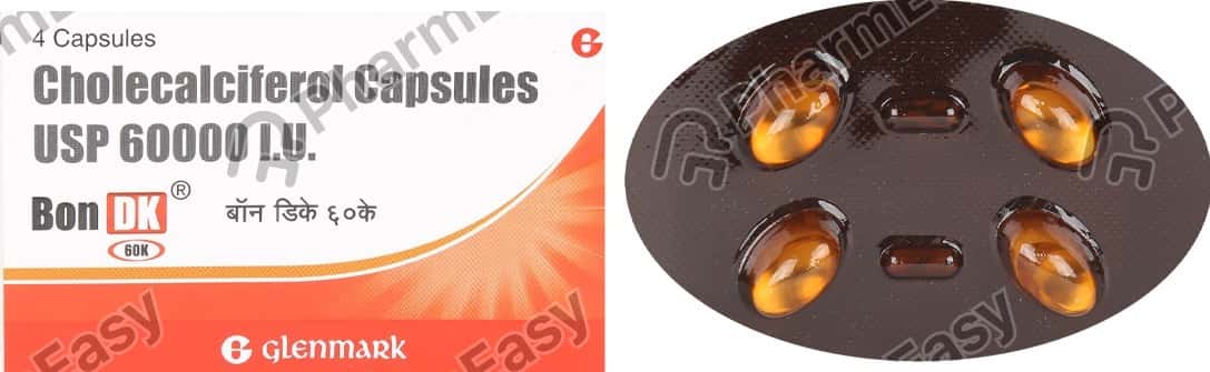 Buy BON DK 60K STRIP OF 4 CAPSULES Online & Get Upto 60% OFF at PharmEasy