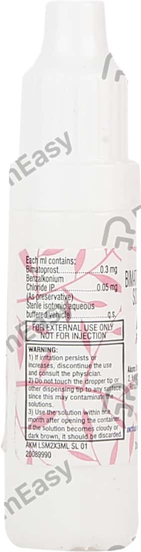 Lashisma 0.3 MG Ophthalmic Solution (3): Uses, Side Effects, Price ...