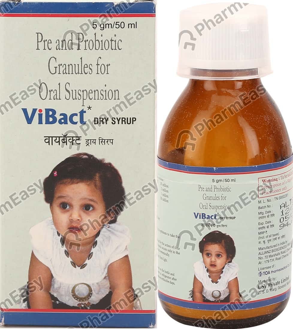 Buy Vibact Dry Syrup 50ml Online at Flat 15% OFF | PharmEasy