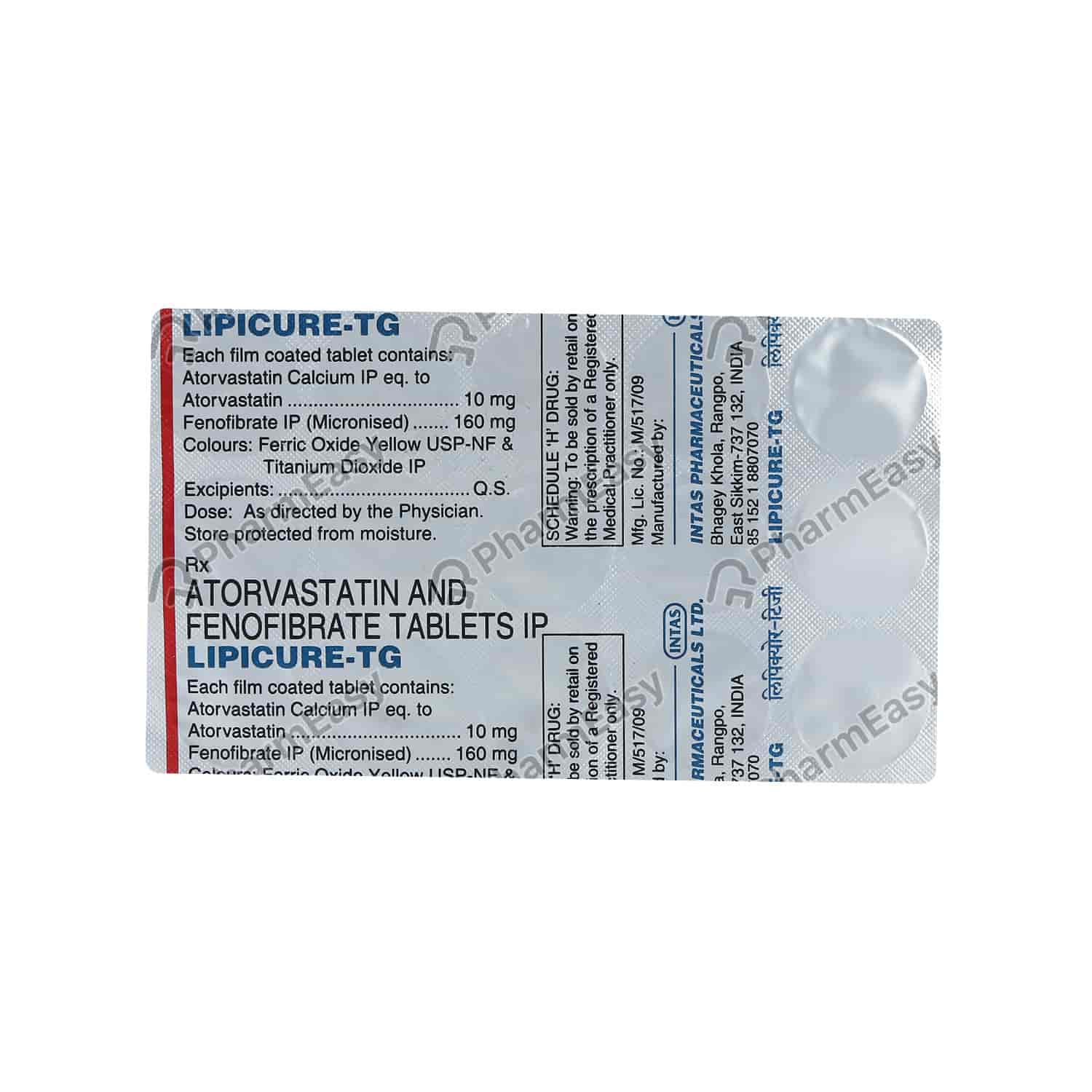 Buy Lipicure Tg 160mg Strip Of 15 Tablets Online at Flat 18% OFF ...