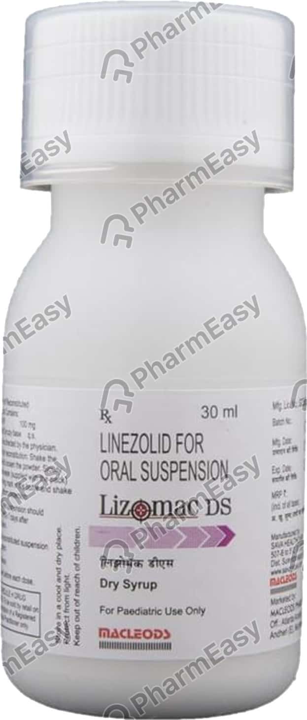 Lizomac Ds 100 MG Dry Syrup (30): Uses, Side Effects, Price & Dosage ...