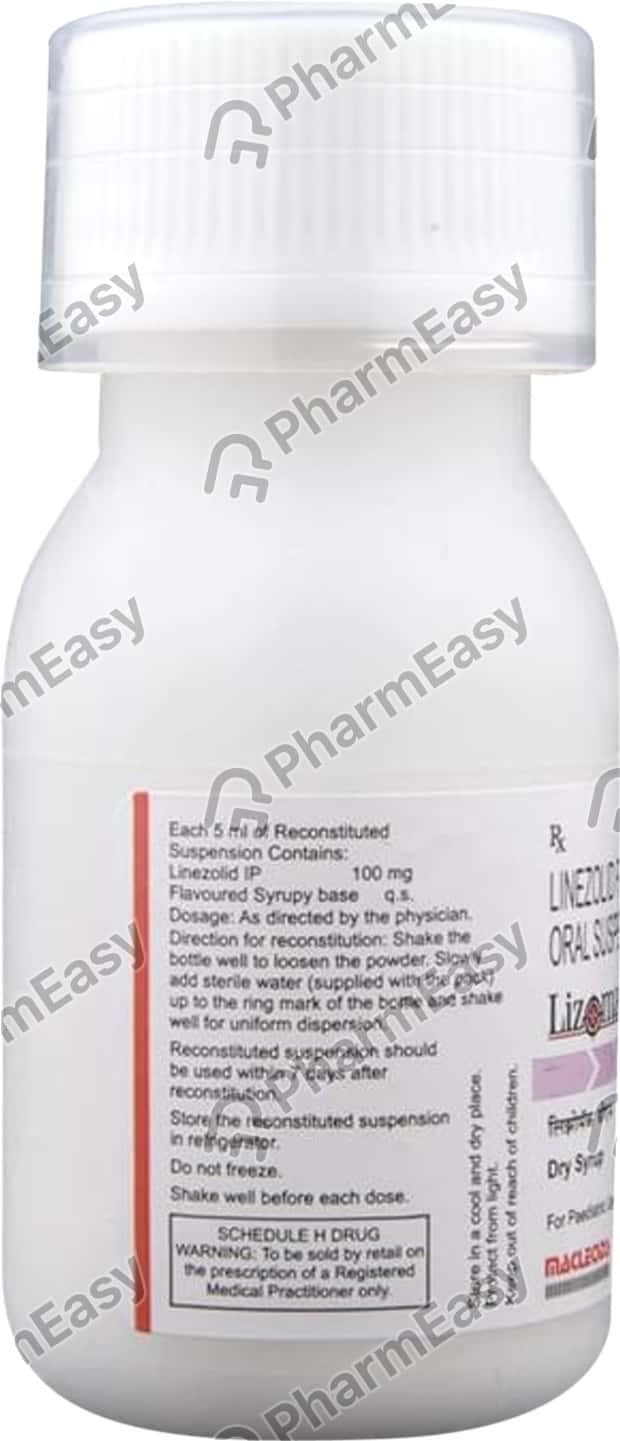 Lizomac Ds 100 MG Dry Syrup (30): Uses, Side Effects, Price & Dosage ...