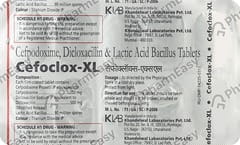 Cefoclox Xl Strip Of 10 Tablets: Uses, Side Effects, Price & Dosage ...