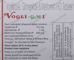 Vogli Gm1 Strip Of 10 Tablets: Uses, Side Effects, Price & Dosage ...