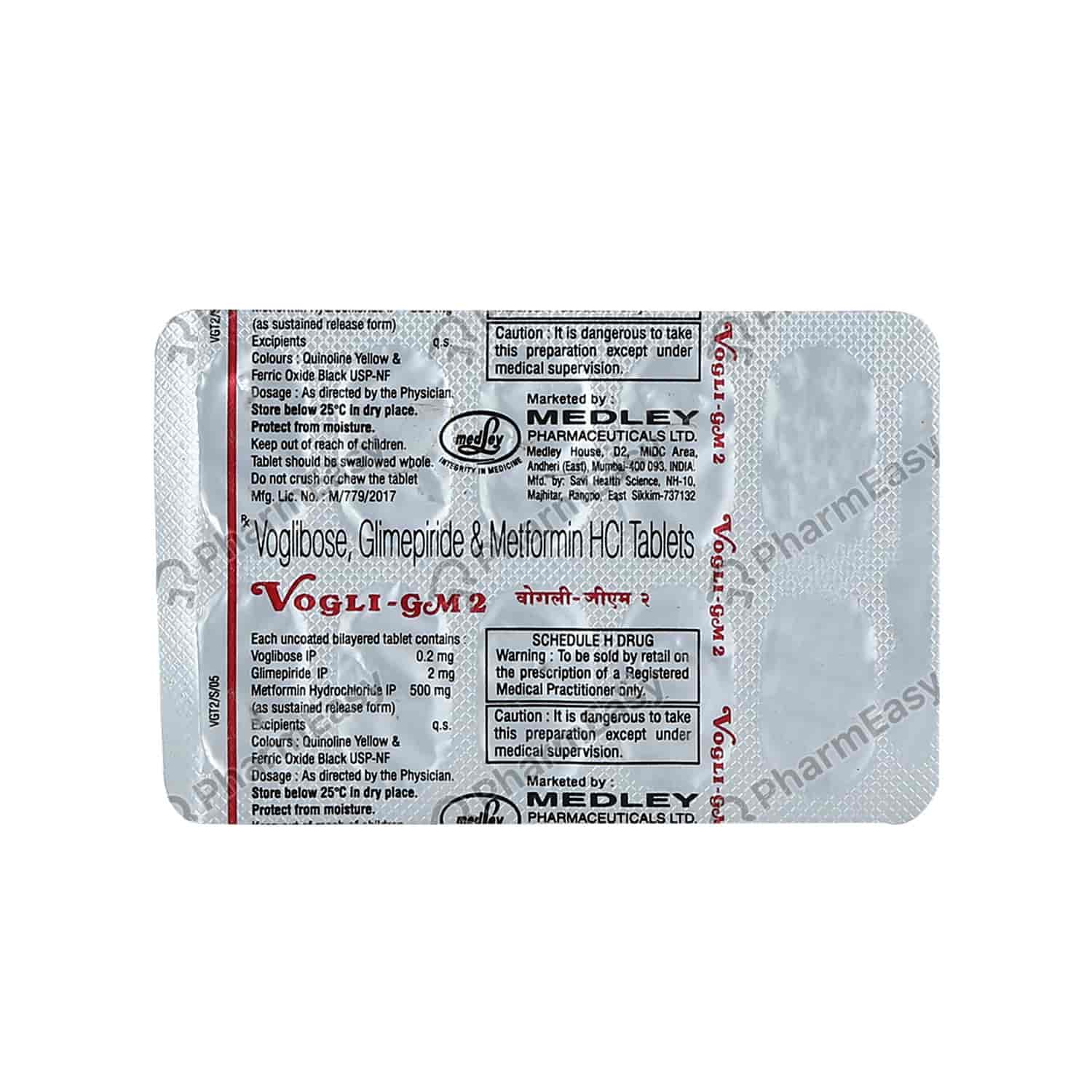 Buy Vogli Gm2 Tab Online at flat 15% off | PharmEasy