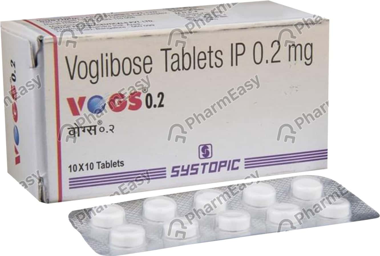 Vogs 0.2 MG Tablet (10): Uses, Side Effects, Price & Dosage | PharmEasy