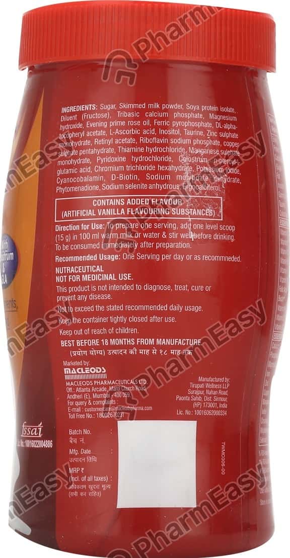 Buy MACPROT VANILLA FLAVOUR BOTTLE OF 200GM POWDER Online & Get Upto 60 ...