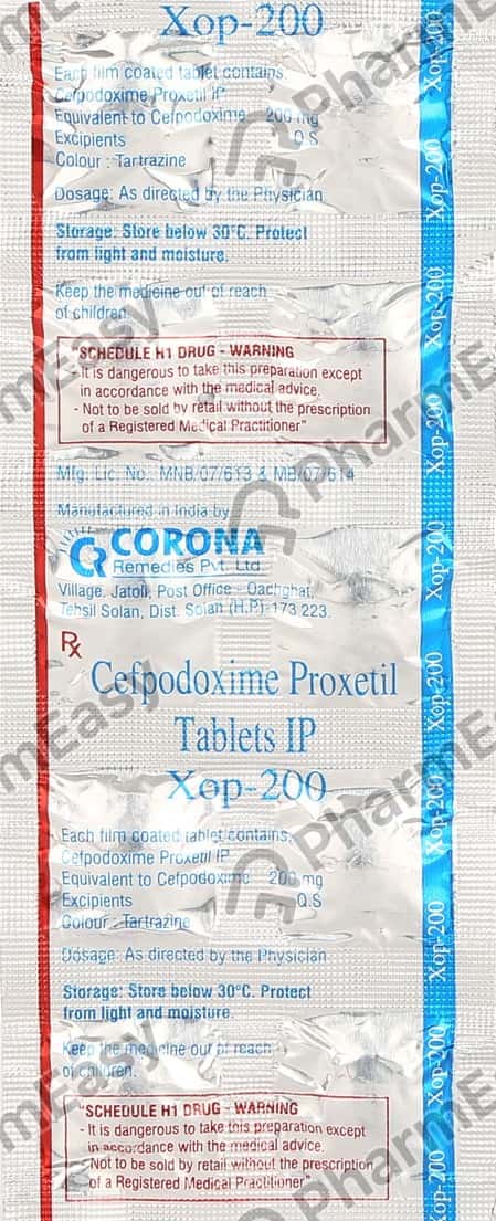 Buy Expodox 200 MG Tablet (4) Online at Flat 15% OFF | PharmEasy