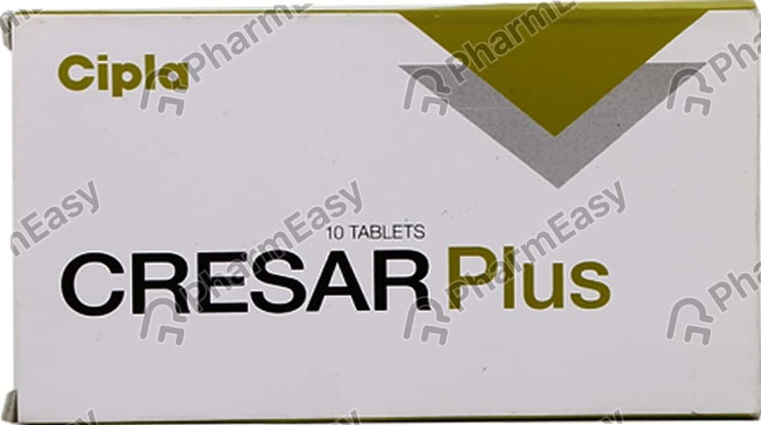 Cresar Plus Strip Of 10 Tablets: Uses, Side Effects, Price & Dosage ...