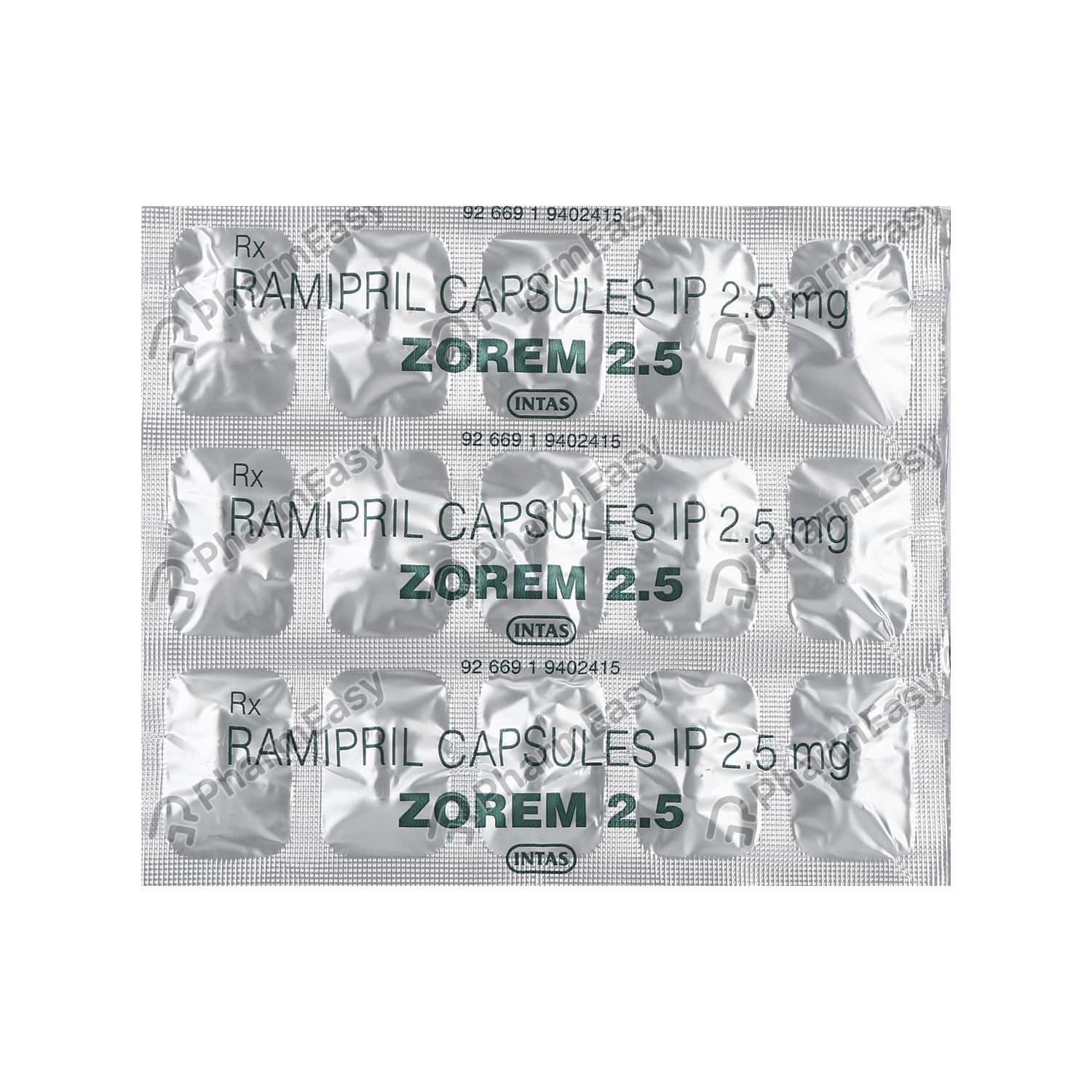 Buy Zorem 2.5 MG Capsule (15) Online at Flat 18% OFF* | PharmEasy
