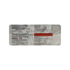 Adilip 135 MG Tablet (10) - Uses, Side Effects, Dosage, Composition ...