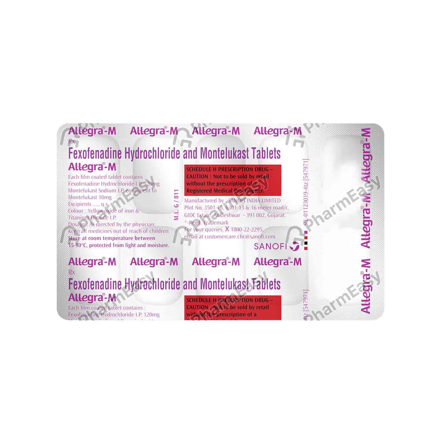 Buy Allegra M Tablet Online at Flat 18% OFF* | PharmEasy