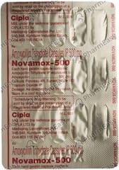 Novamox 500 MG Capsule (10): Uses, Side Effects, Price & Dosage | PharmEasy