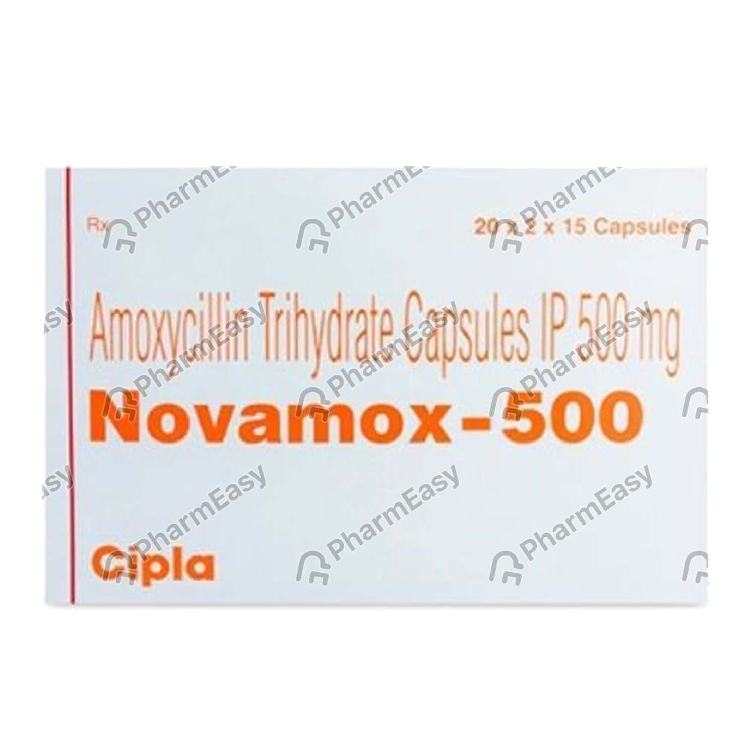 Novamox 500 MG Capsule (10) - Uses, Side Effects, Dosage, Composition ...