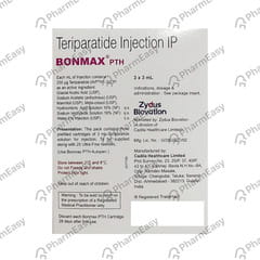 Bonmax PTH Solution For Injection 3x3ml: Uses, Side-effects, Price ...