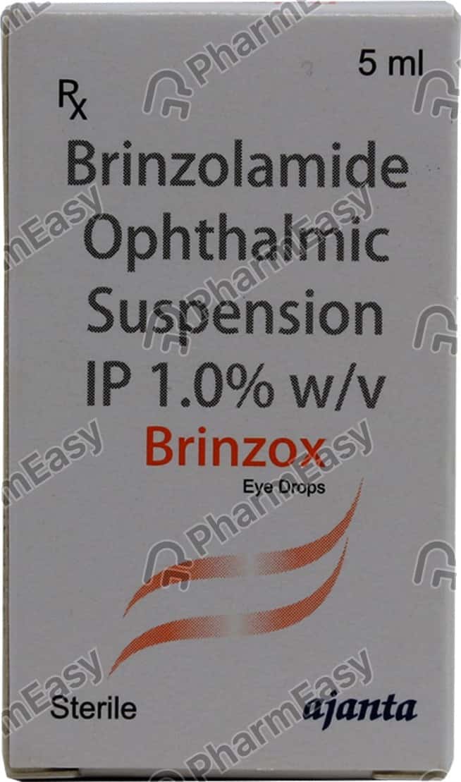 Brinzox 1 %W/V Eye Drop (5): Uses, Side Effects, Price & Dosage | PharmEasy