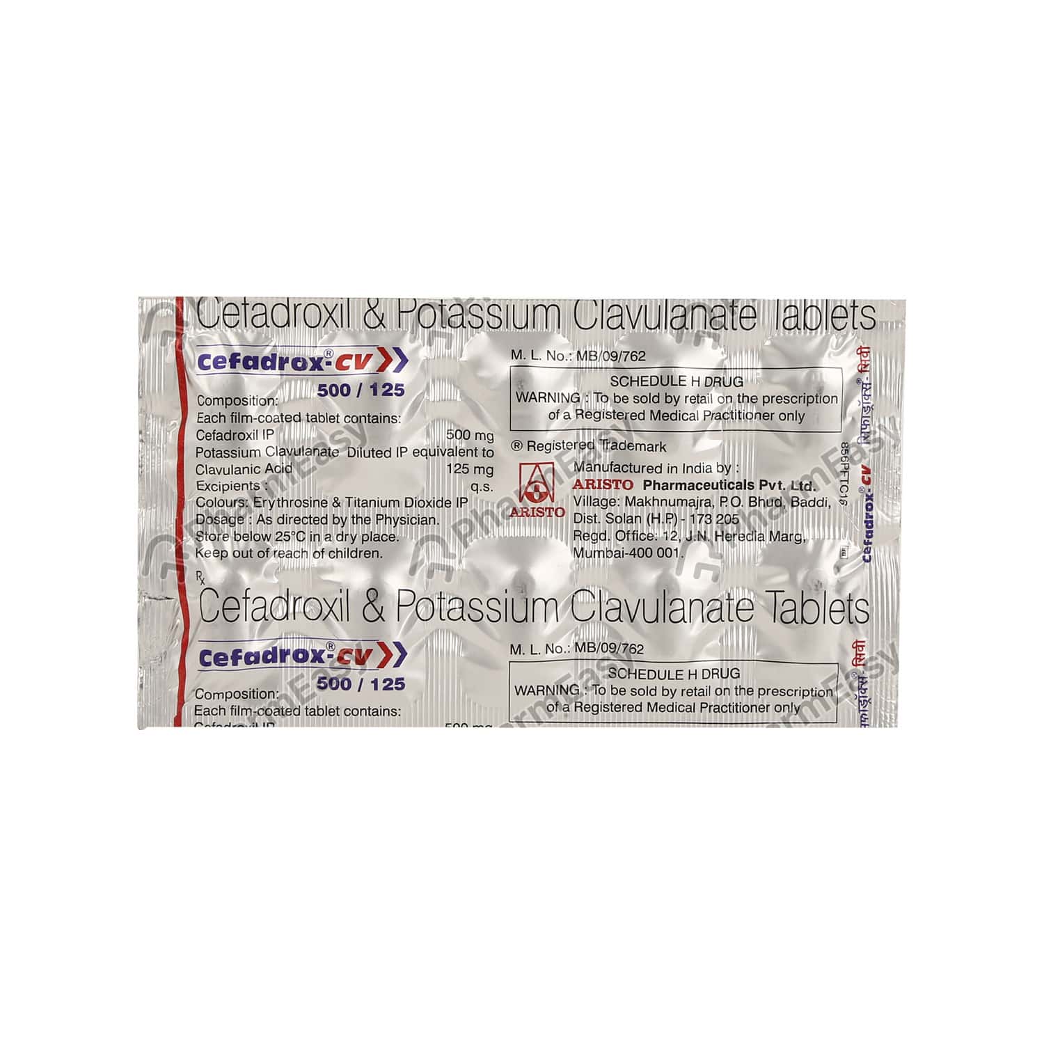 Buy Cefadrox Cv Tablet Online at Flat 18% OFF* | PharmEasy