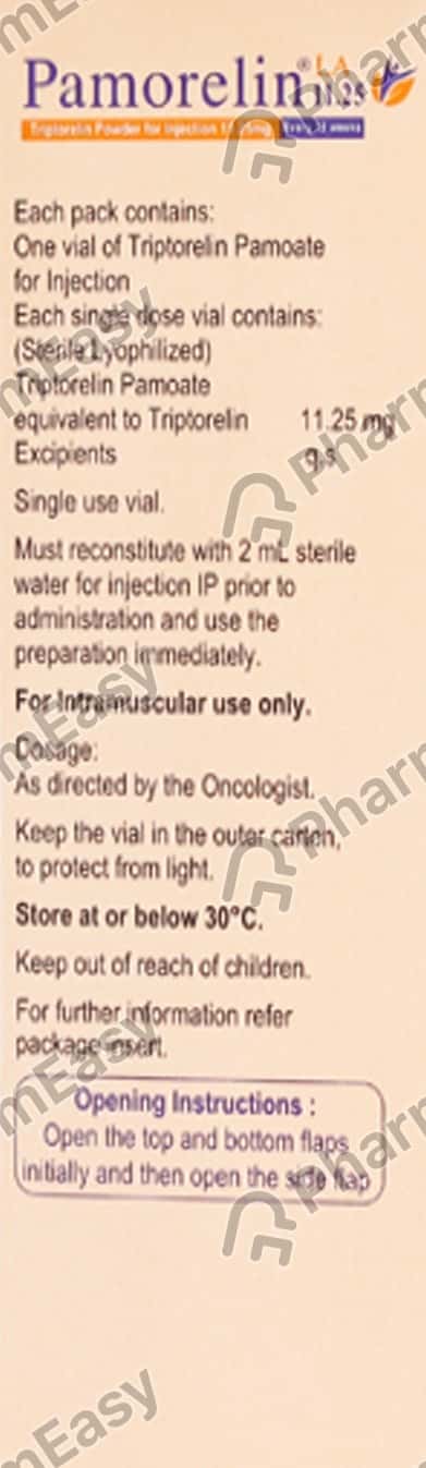 Pamorelin La 11.25 MG Powder For Injection (1): Uses, Side Effects ...