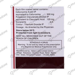 Cetil Cv 500mg Tablet: Uses, Side Effects, Price & Dosage | PharmEasy