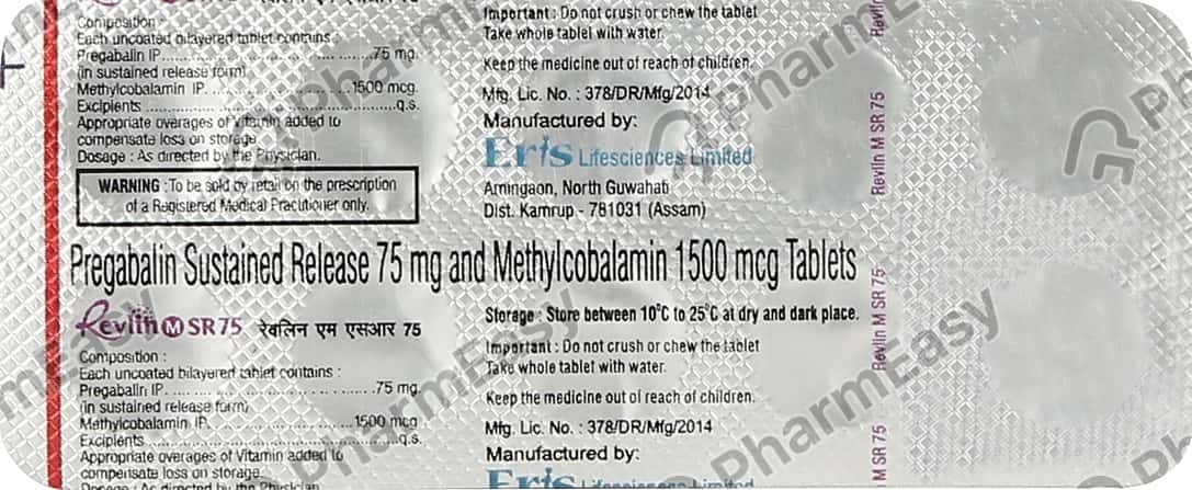 Revlin M Sr 150mg Strip Of 10 Tablets: Uses, Side Effects, Price ...