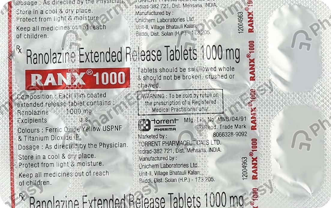 Ranx 1 G Tablet (10): Uses, Side Effects, Price & Dosage | PharmEasy