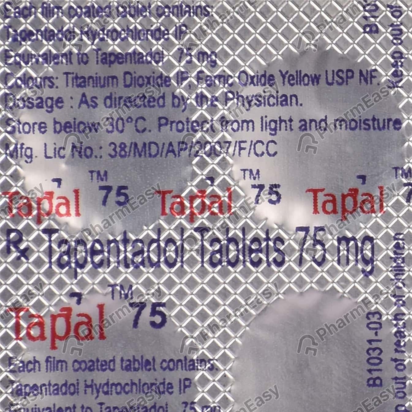 Tapal 75 MG Tablet (10): Uses, Side Effects, Price & Dosage | PharmEasy