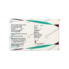 Buy Tinnicar 20 MG Capsule (10) Online at Flat 18% OFF* | PharmEasy