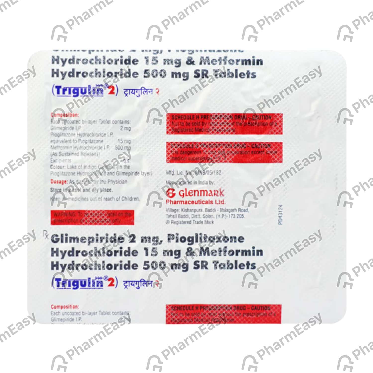 Trigulin 2mg Strip Of 15 Tablets: Uses, Side Effects, Price & Dosage ...