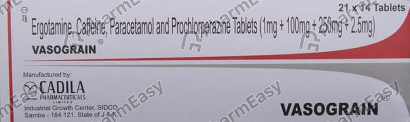 Vasograin Tablet: Uses, Side-effects, Price, Dosage & More Info - PharmEasy
