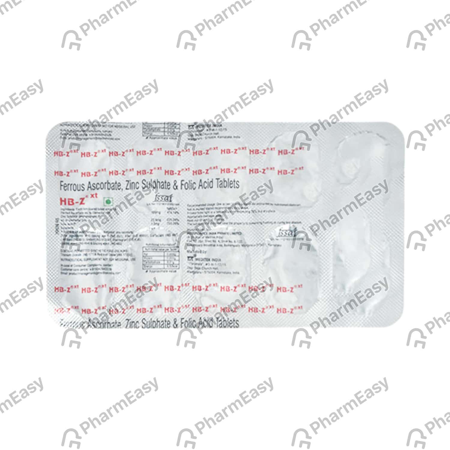 Hbz Xt Strip Of 10 Tablets: Uses, Side Effects, Price & Dosage | PharmEasy
