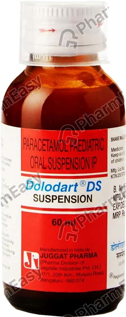Dolodart Ds 250 MG/5ML Suspension (60): Uses, Side Effects, Price ...