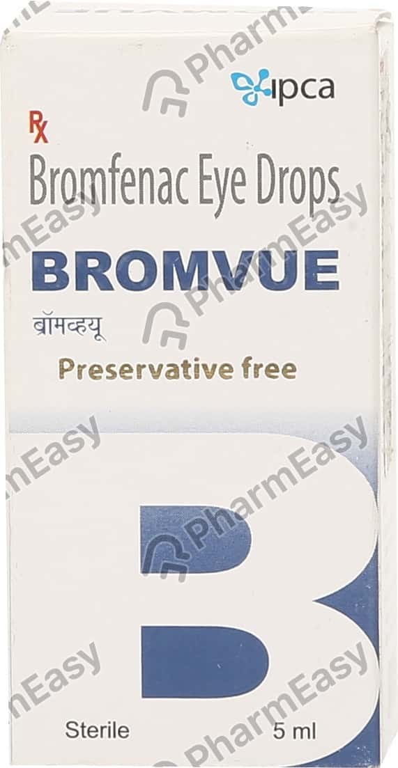 Bromvue 0.9 MG Eye Drop (5): Uses, Side Effects, Price & Dosage | PharmEasy
