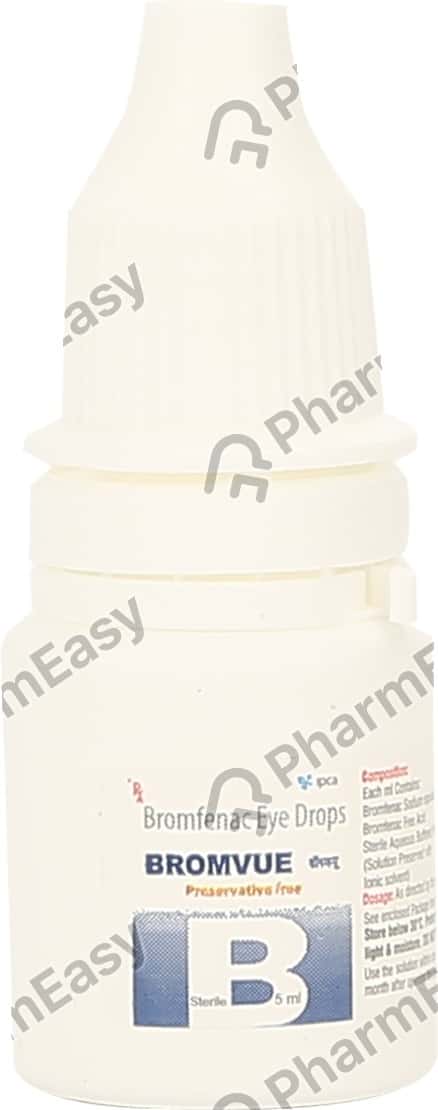 Bromvue 0.9 MG Eye Drop (5): Uses, Side Effects, Price & Dosage | PharmEasy