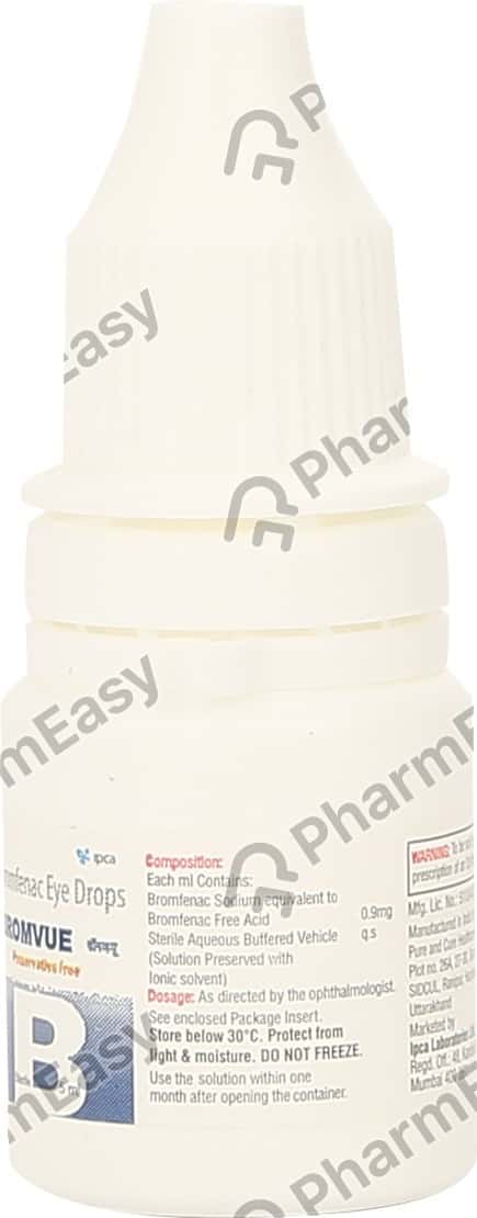 Bromvue 0.9 MG Eye Drop (5): Uses, Side Effects, Price & Dosage | PharmEasy