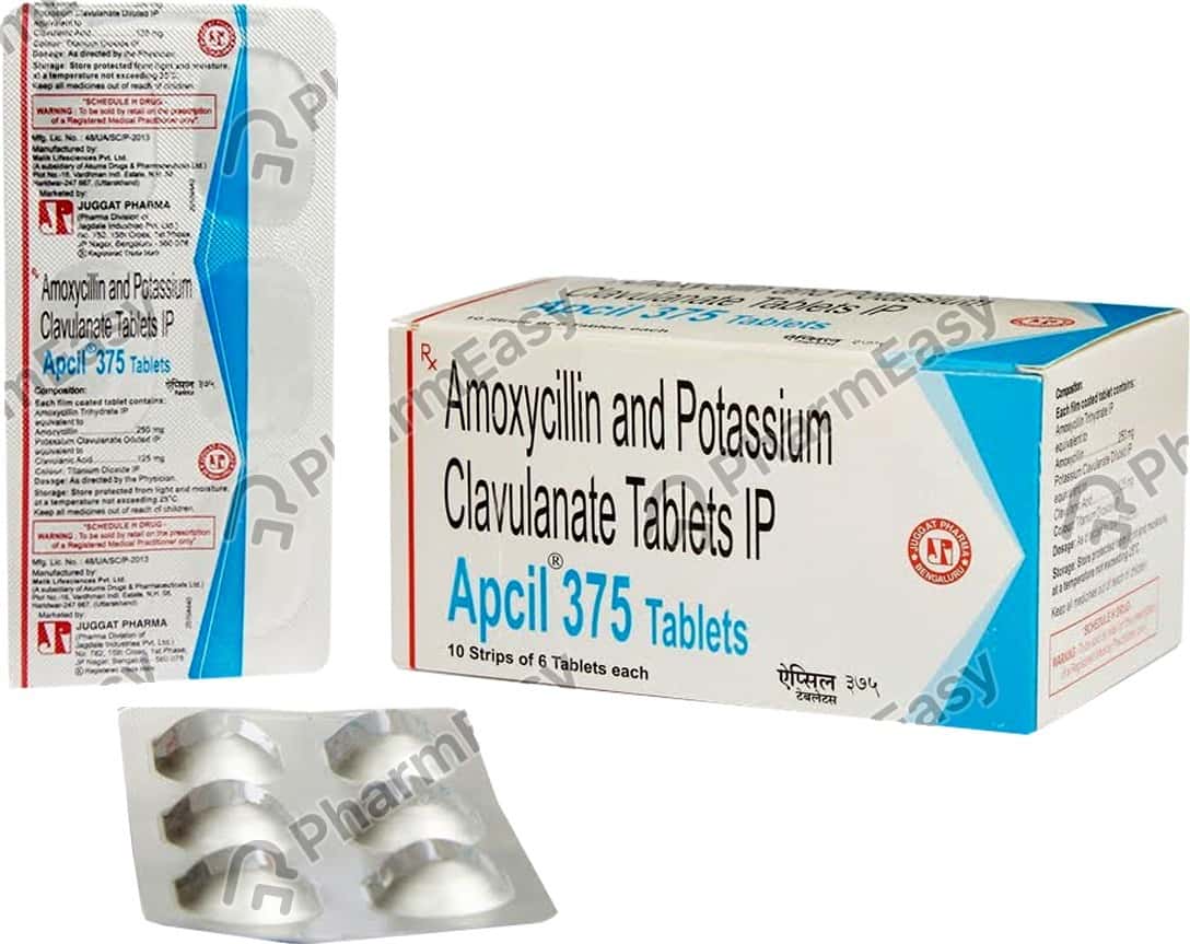 Apcil 375mg Tablets: Uses, Side Effects, Price & Dosage | PharmEasy