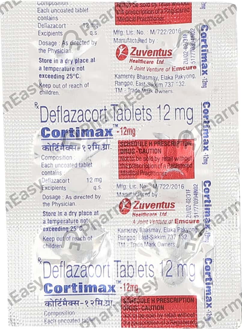 Defza 12 MG Tablet (6): Uses, Side Effects, Price, Dosage & Composition ...