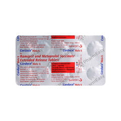 Buy Cardace Meto 5mg Tab Online at Flat 18% OFF* | PharmEasy