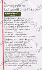 Combimist L Box Of 200md Metered Dose Inhaler: Uses, Side Effects ...