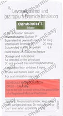 Combimist L Box Of 200md Metered Dose Inhaler: Uses, Side Effects ...