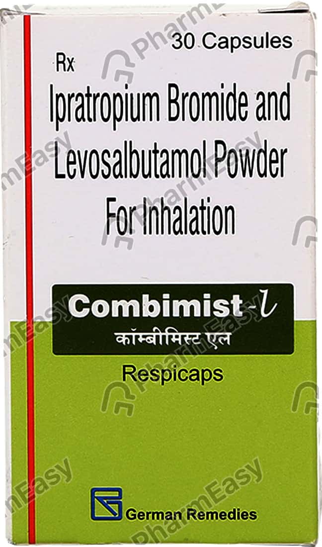 Combimist L Box Of 30 Respicaps: Uses, Side Effects, Price & Dosage ...
