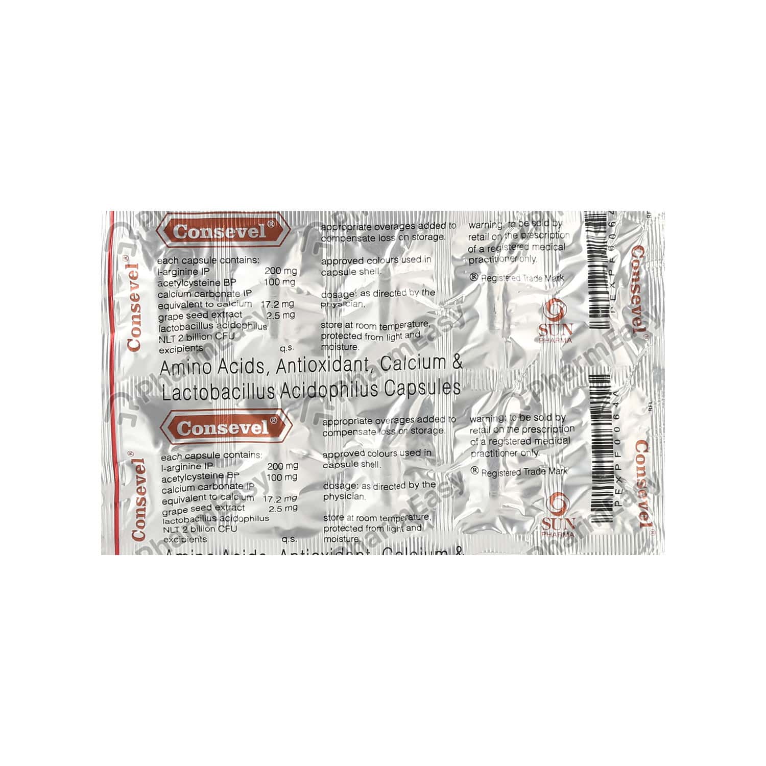 Buy Consevel Capsule Online at Flat 18% OFF* | PharmEasy