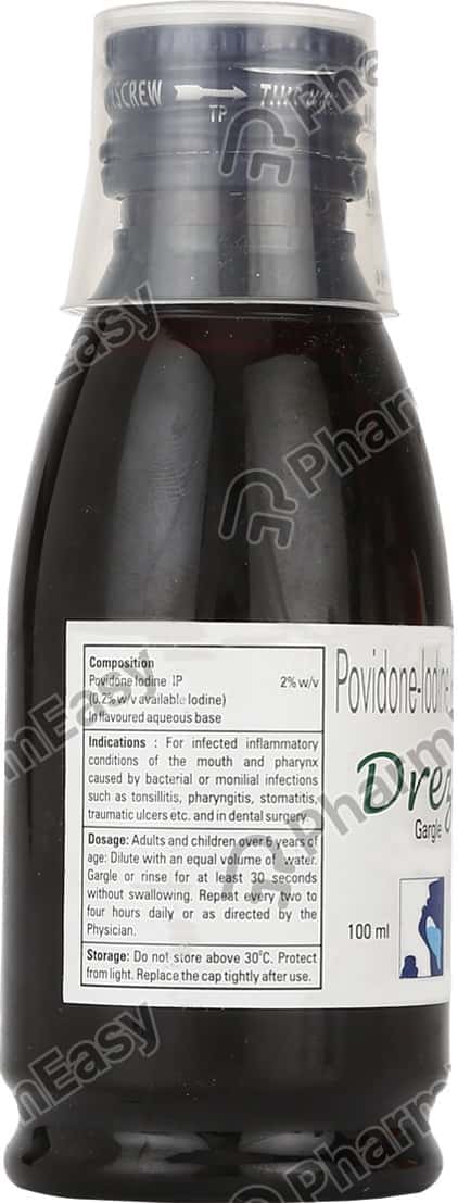 Drez 5 % Gargle (100): Uses, Side Effects, Price & Dosage | PharmEasy