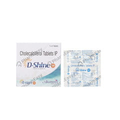 D Shine 60000 IU Tablet (4) - Uses, Side Effects, Dosage, Composition ...