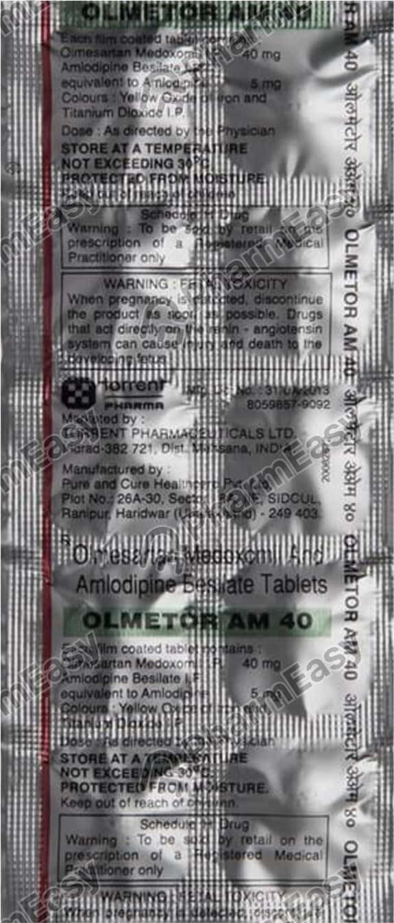 Olsar A 40mg Tablet: Uses, Side Effects, Price & Dosage | PharmEasy