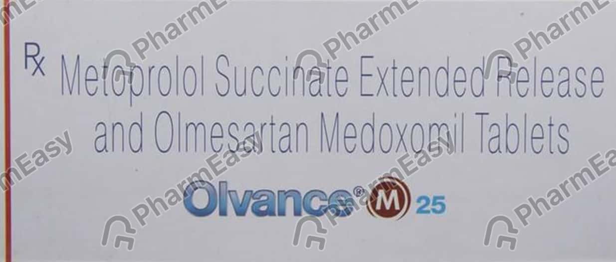 Olmesar M 25mg Strip Of 10 Tablets: Uses, Side Effects, Price, Dosage ...