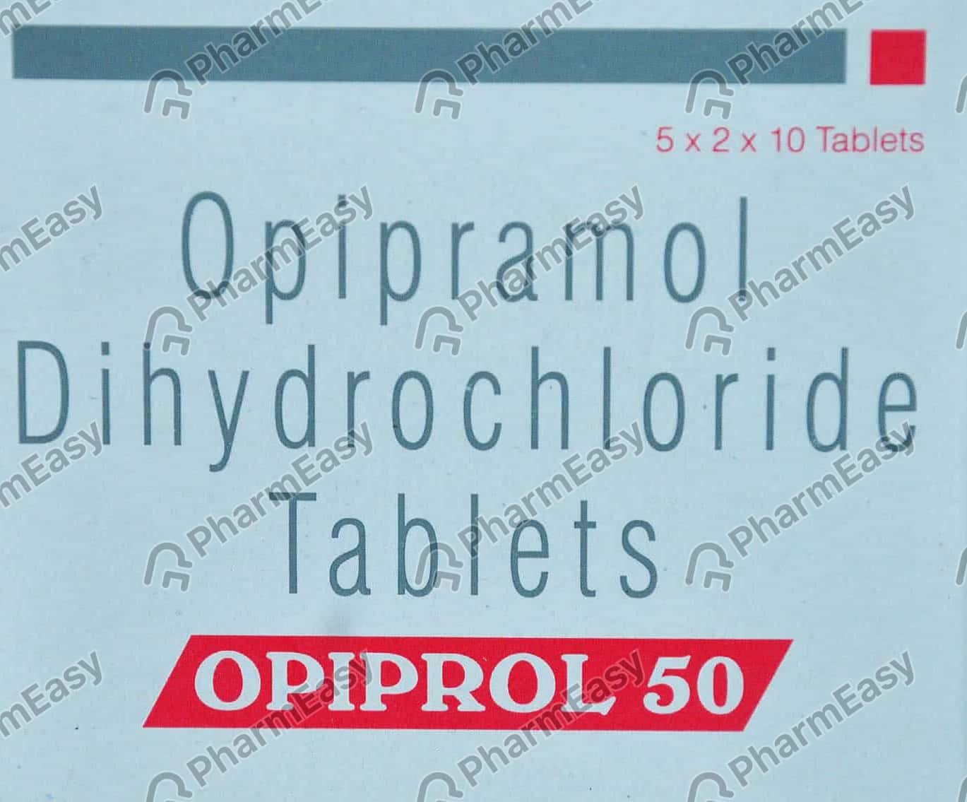 Buy Opiprol 50 MG Tablet (10) Online & Save Up to 24% at PharmEasy